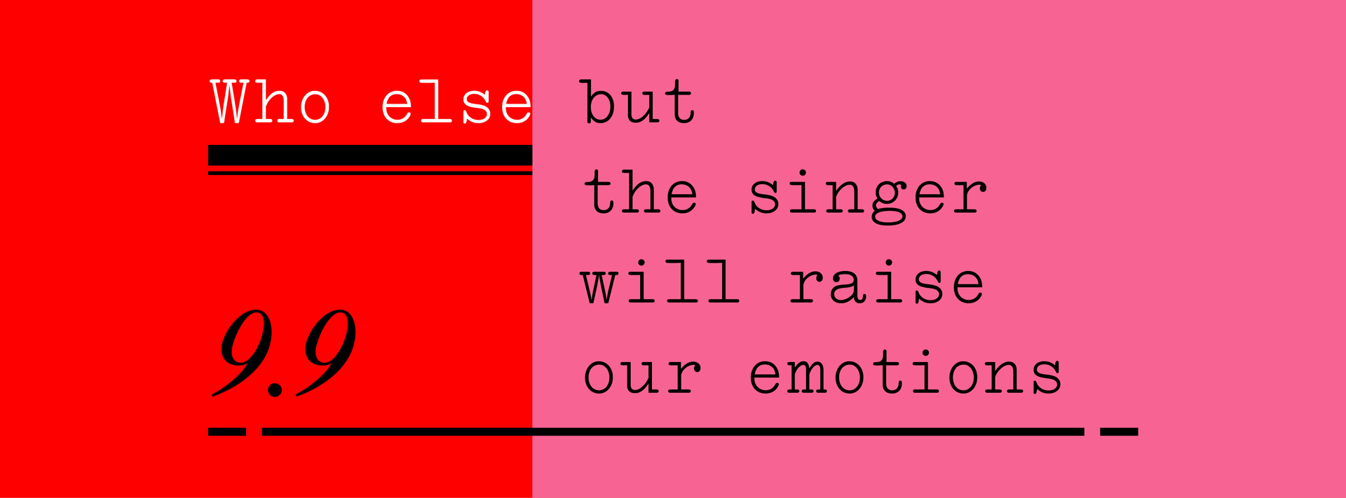 Who else but the singer will raise our emotions – Mint